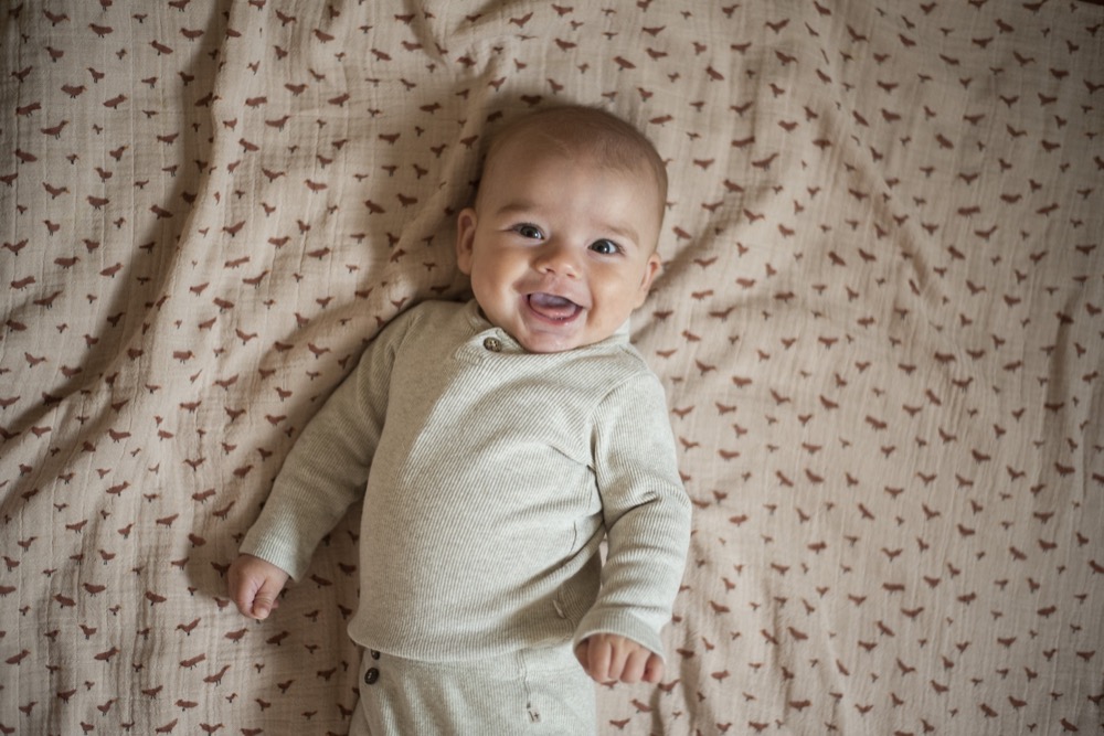 Cot duvet cover - Babbling Birds | Trixie